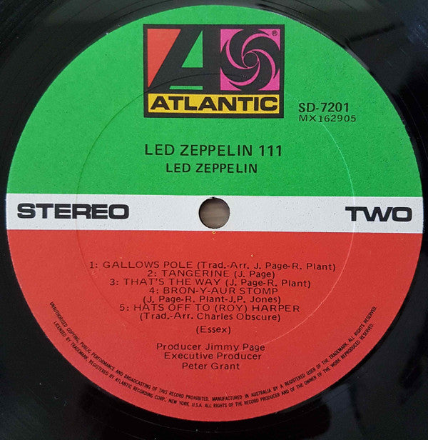 Buy Led Zeppelin : Led Zeppelin III (LP, Album, Gat) Online for a great ...