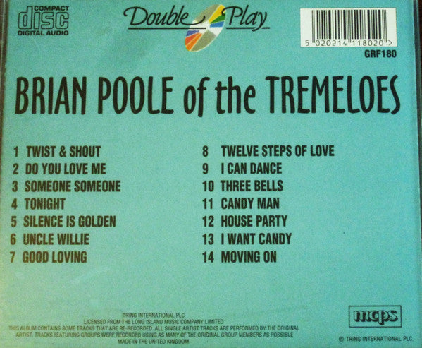 Buy Brian Poole Of The Tremeloes* : Brian Poole Of The Tremeloes (CD ...