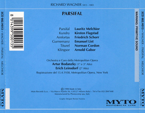 Buy Richard Wagner / Lauritz Melchior / Kirsten Flagstad / Friedrich ...