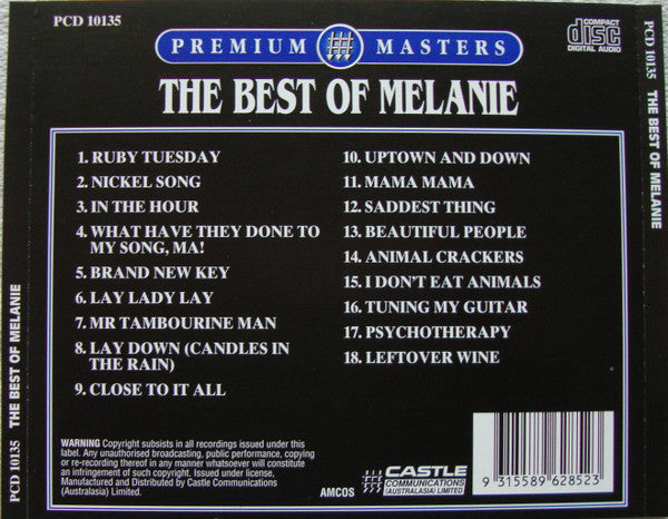 Buy Melanie : The Best Of Melanie (CD, Comp) Online for a great price ...