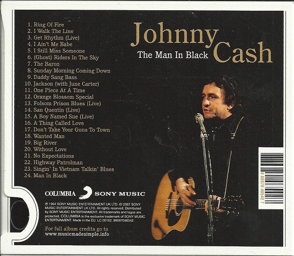 Buy Johnny Cash : The Man In Black - The Definitive Collection (CD ...
