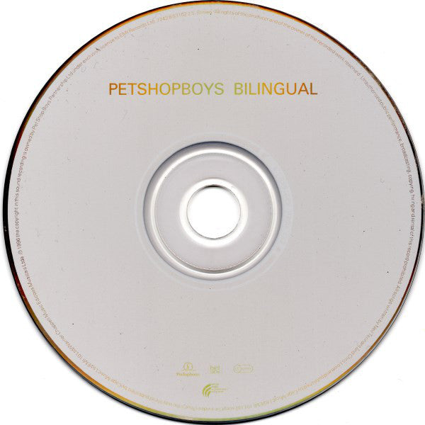 Buy Pet Shop Boys : Bilingual (CD, Album) Online for a great price – Glitter Records