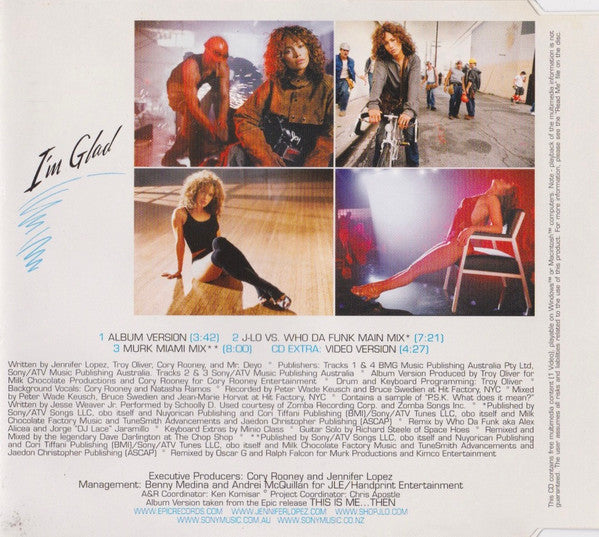 Buy Jennifer Lopez : I'm Glad (CD, Maxi, Enh) Online for a great price ...