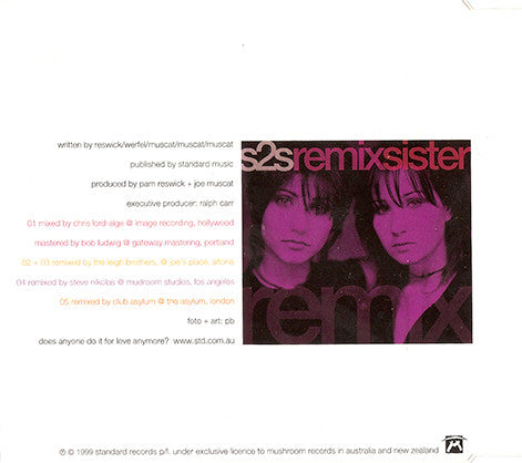 Buy S2S* : Sister Remix (CD, Maxi) Online for a great price – Glitter ...