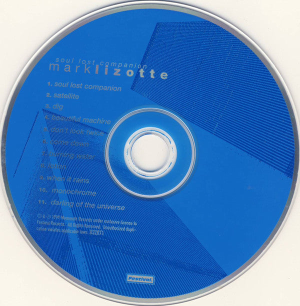 Buy Mark Lizotte : Soul Lost Companion (CD, Album) Online for a great ...