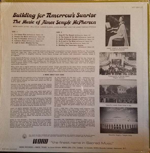 Buy Mary Jayne*, Bill Cole , Linnie Olson, Lorin Whitney And The Jimmy ...