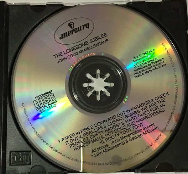 Buy John Cougar Mellencamp : The Lonesome Jubilee (CD, Album) Online for a great price – Glitter ...