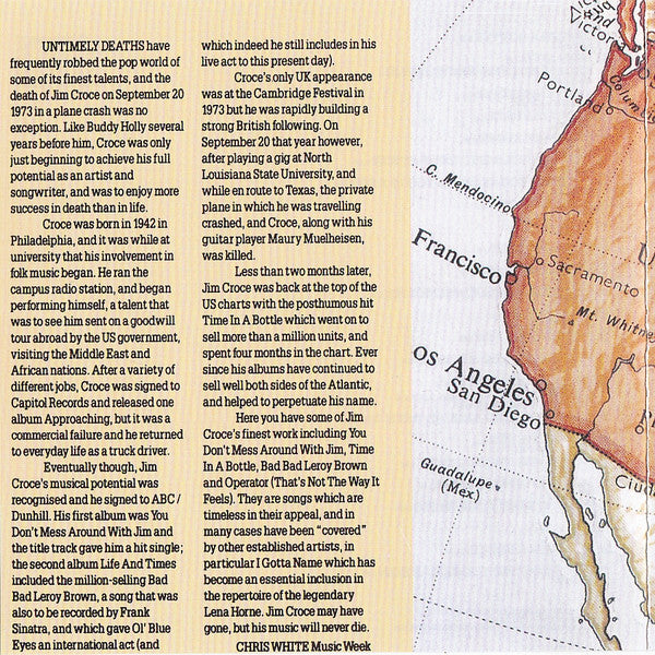 Buy Jim Croce : The Jim Croce Collection (CD, Comp, RE) Online for a ...